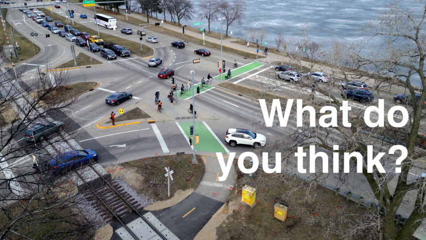 Let's make this intersection better (John Nolen Drive & North Shore in ...